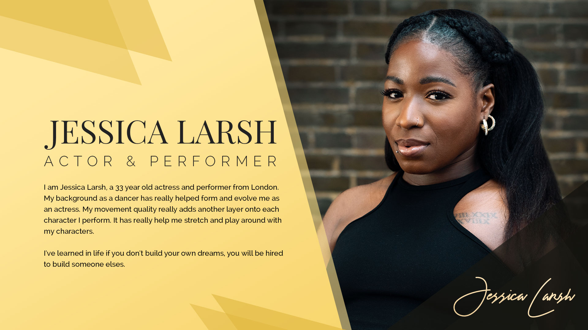Jessica Larsh | Actor and Performer