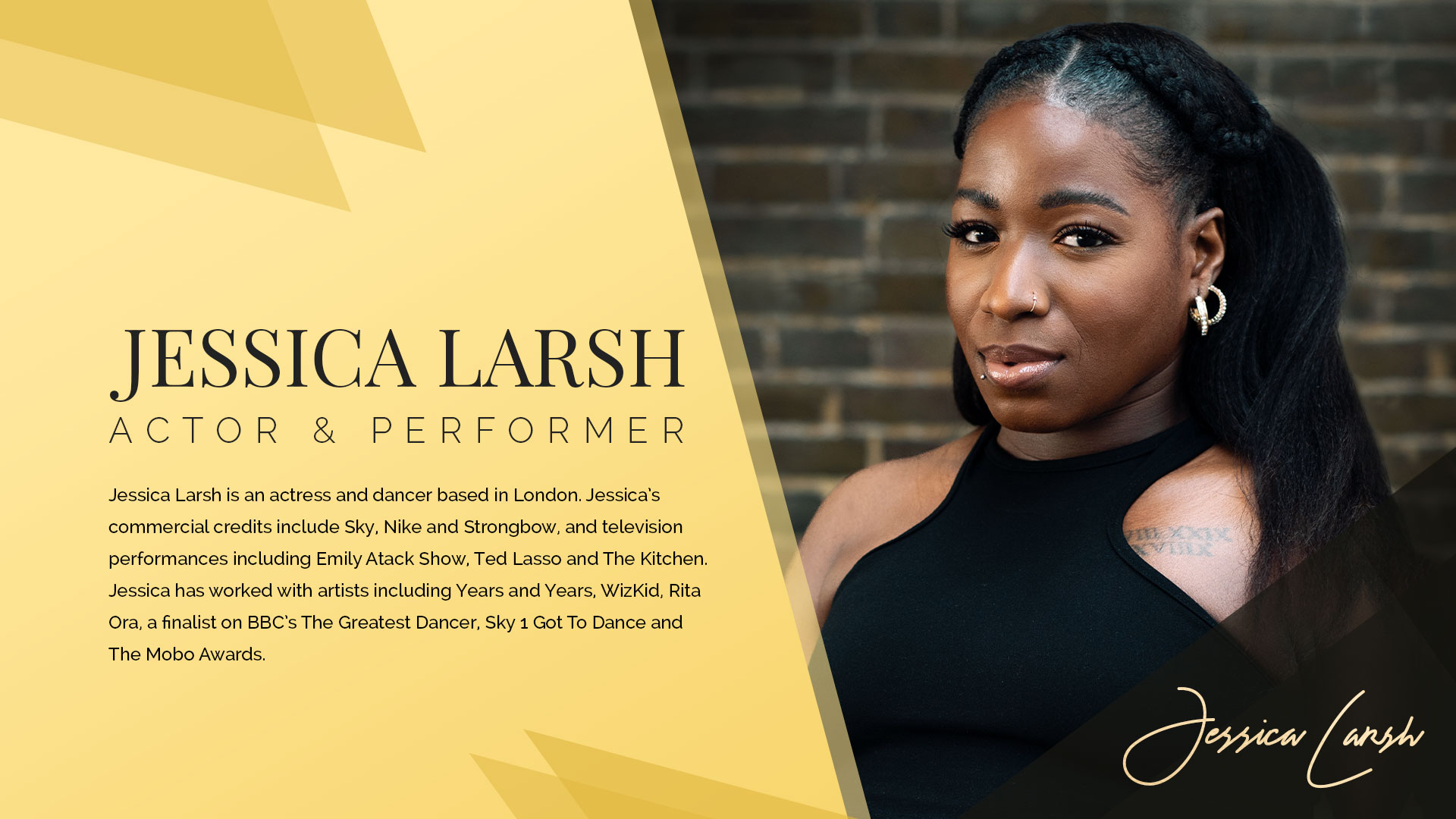 Jessica Larsh | Actor and Performer